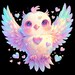 Chibi Phoenix PNG Clipart Bundle: Mythical Fire Bird Graphics ...