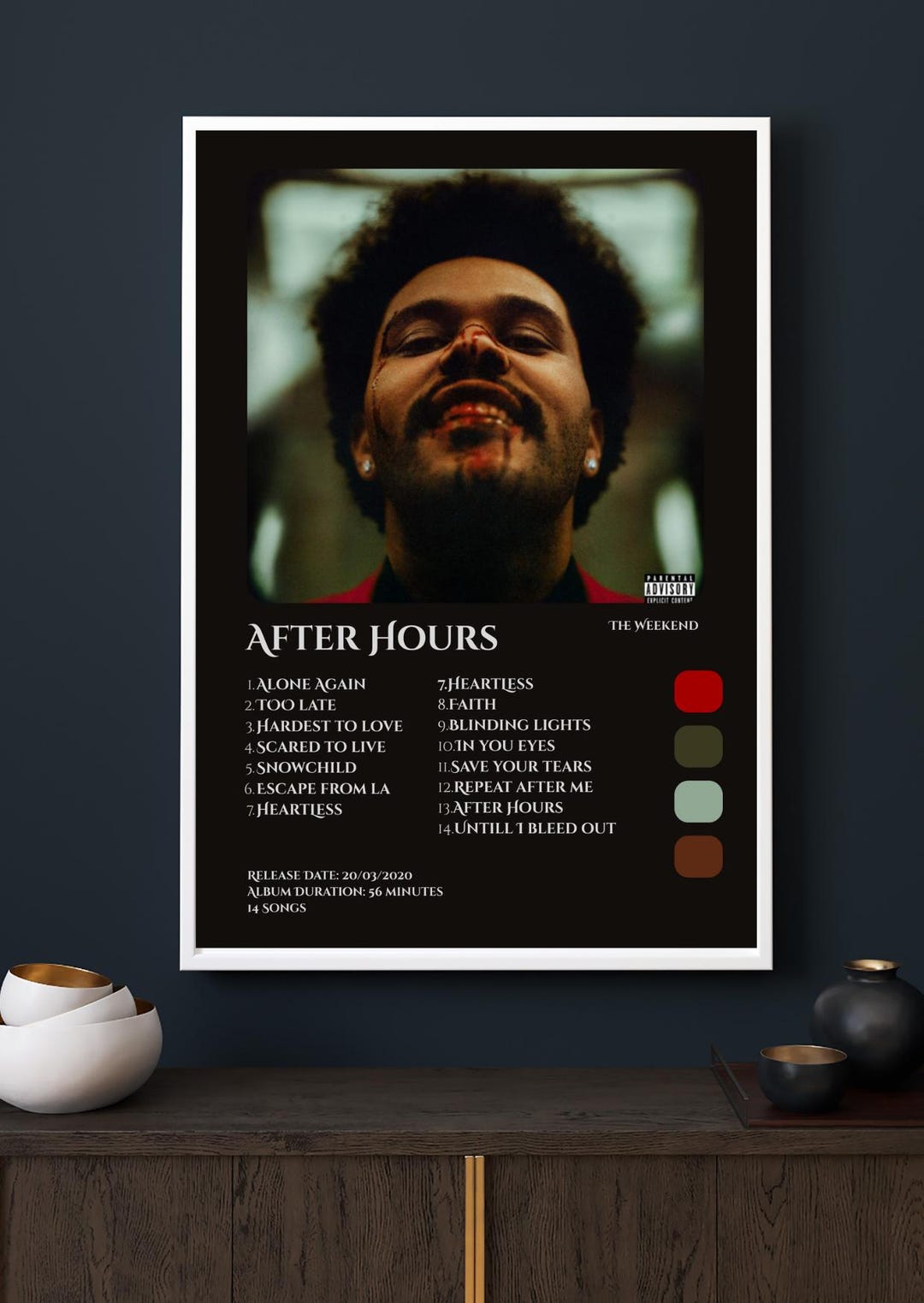 The Weeknd, the Weeknd Poster, the Weeknd Album Poster, After Hours the ...