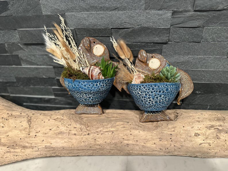 Coastal Wall Planters - Etsy