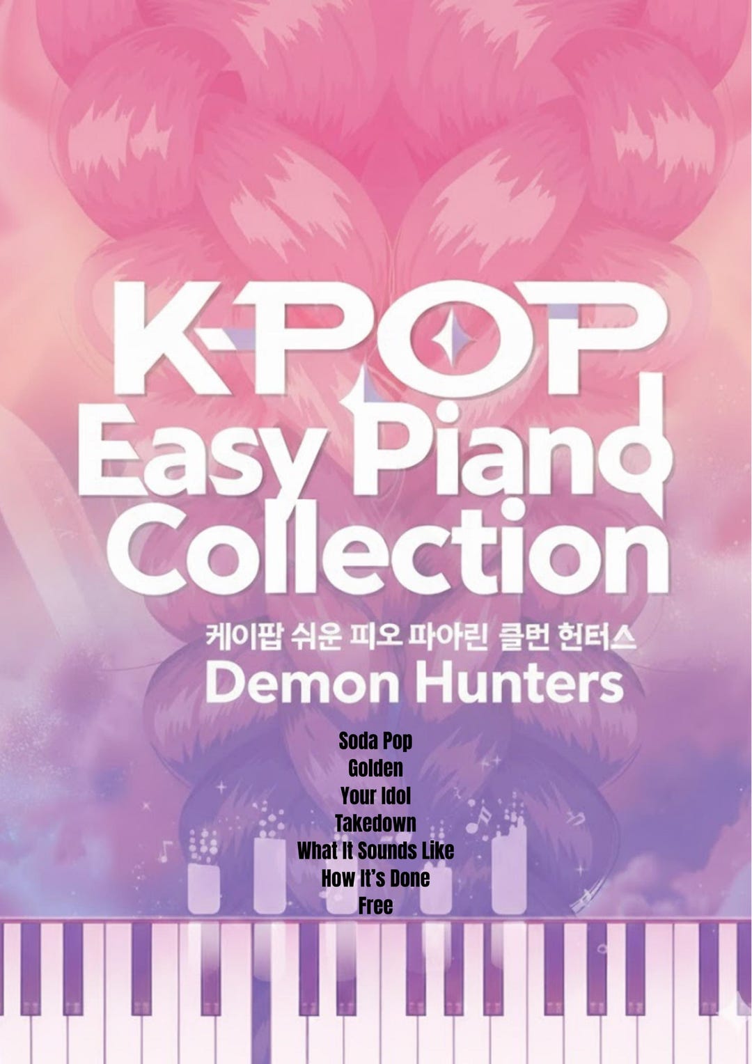 KPOP Easy Piano Collection | Simplified Piano Album by HUNTR-X | 7 ...
