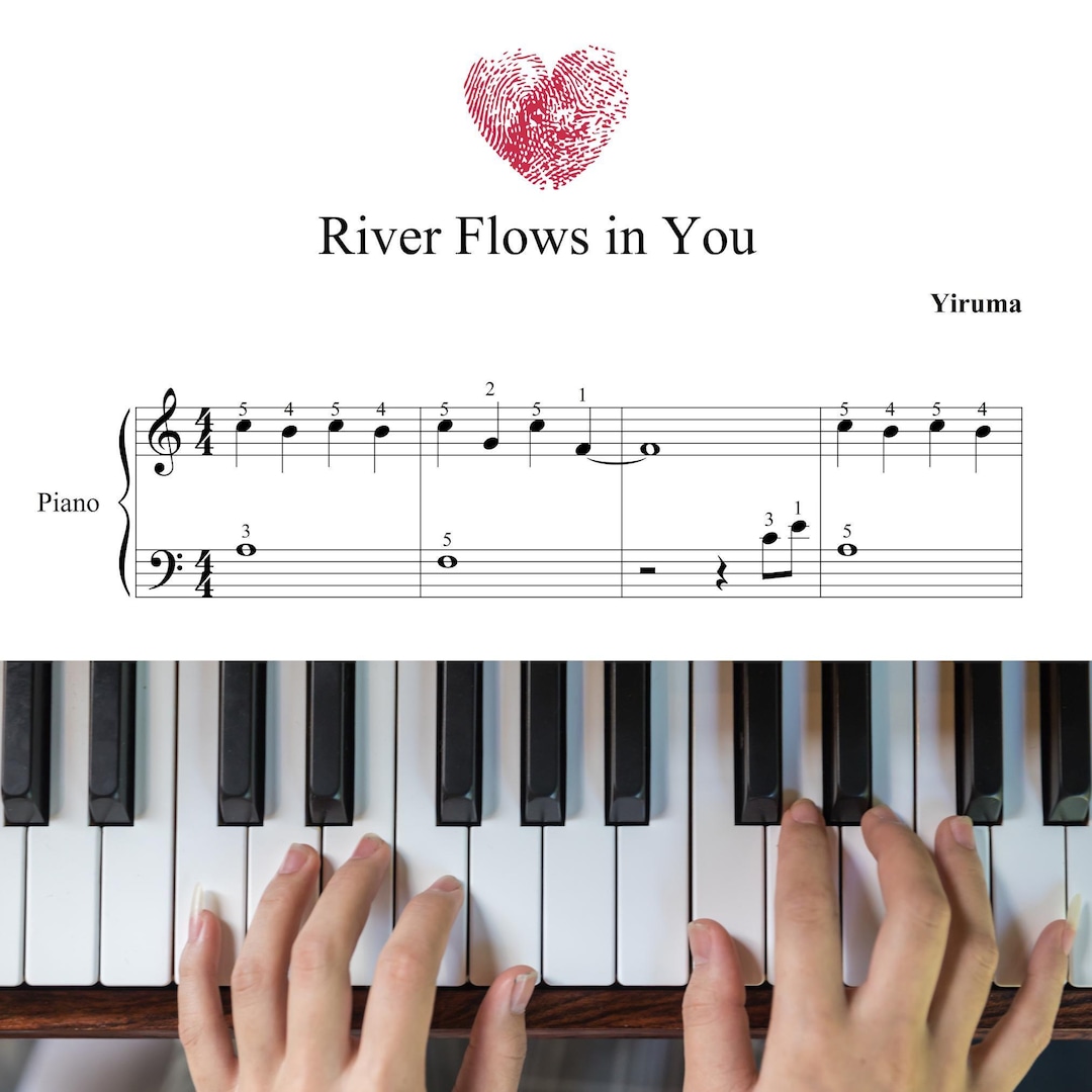 River Flows in You - Easy Piano Sheet Music for Beginners | Grade 1 ...