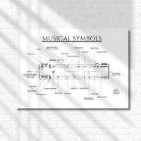 Printable Blank Sheet Music PDF - 9 Staff Lines - Tenor Format for ...
