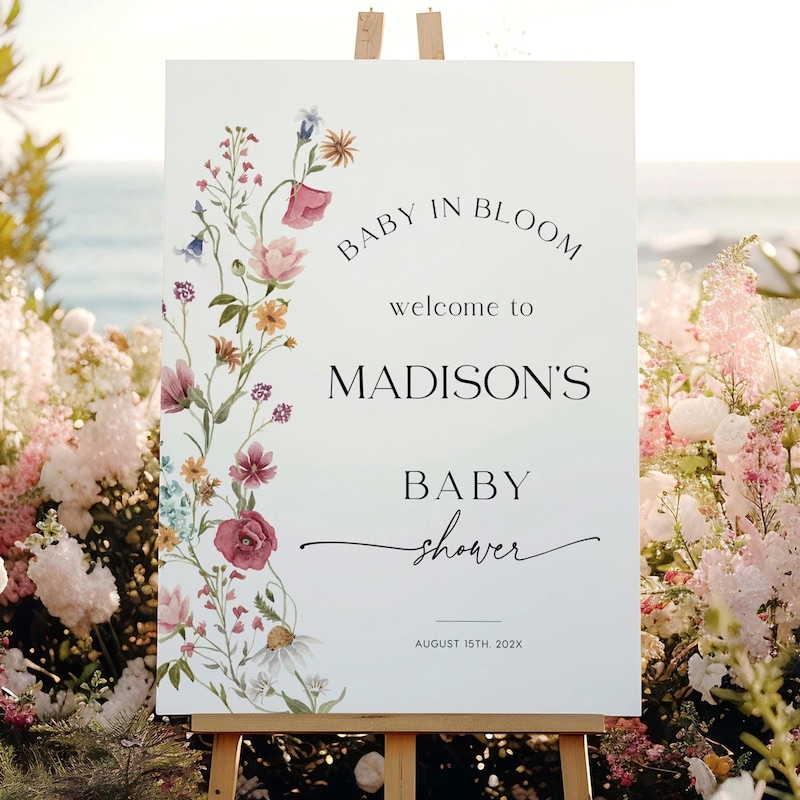 Floral Banner - Etsy