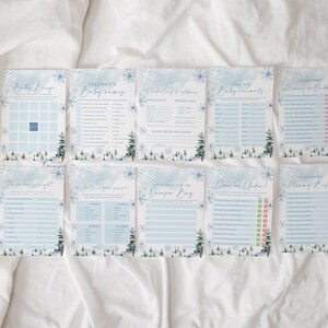 Winter Baby Shower Bundle: Snowflake & Pine Trees, Baby It's Cold ...