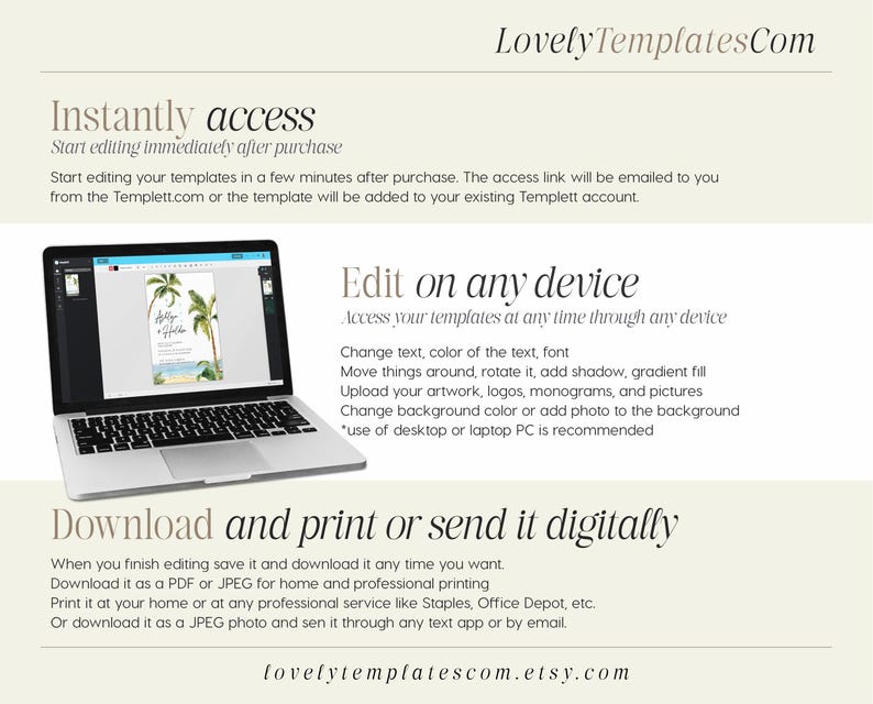 Tropical Menu Sign | Palm Tree Menu Template | Table Menu Sign | Summer Party Menu Sign #aloha ...