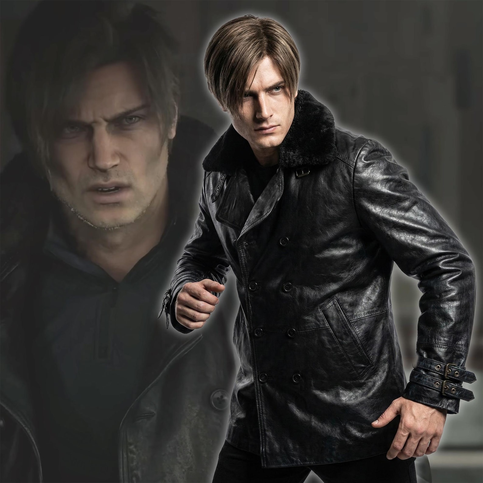 Leon Kennedy Jacket | Resident Evil 9 Cosplay | RE9 Cosplay Jacket - Etsy