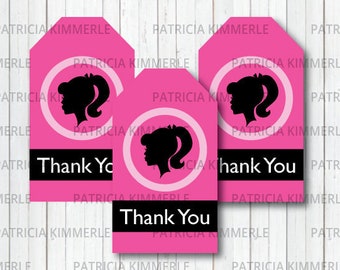 Barbie thank you | Etsy
