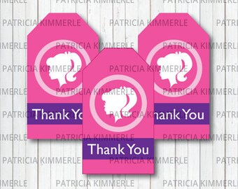 Barbie thank you | Etsy
