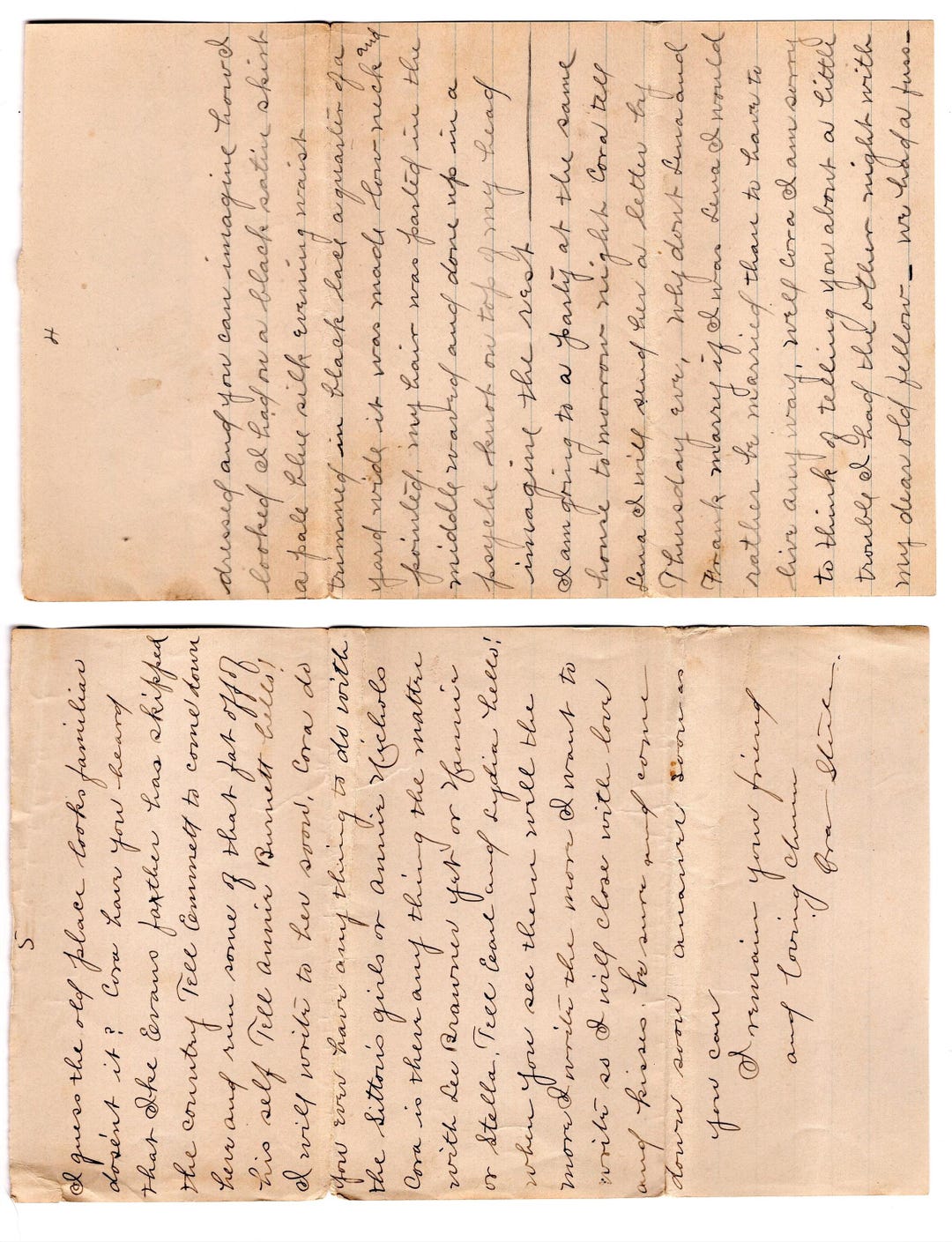Vintage 100 Year Old Handwritten Letters for Journals, Digital or ...
