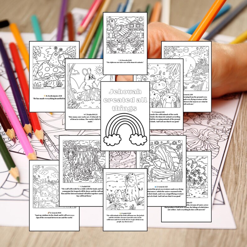 JW Kids Coloring Pages, Convention Coloring Book, Family Worship Idea ...