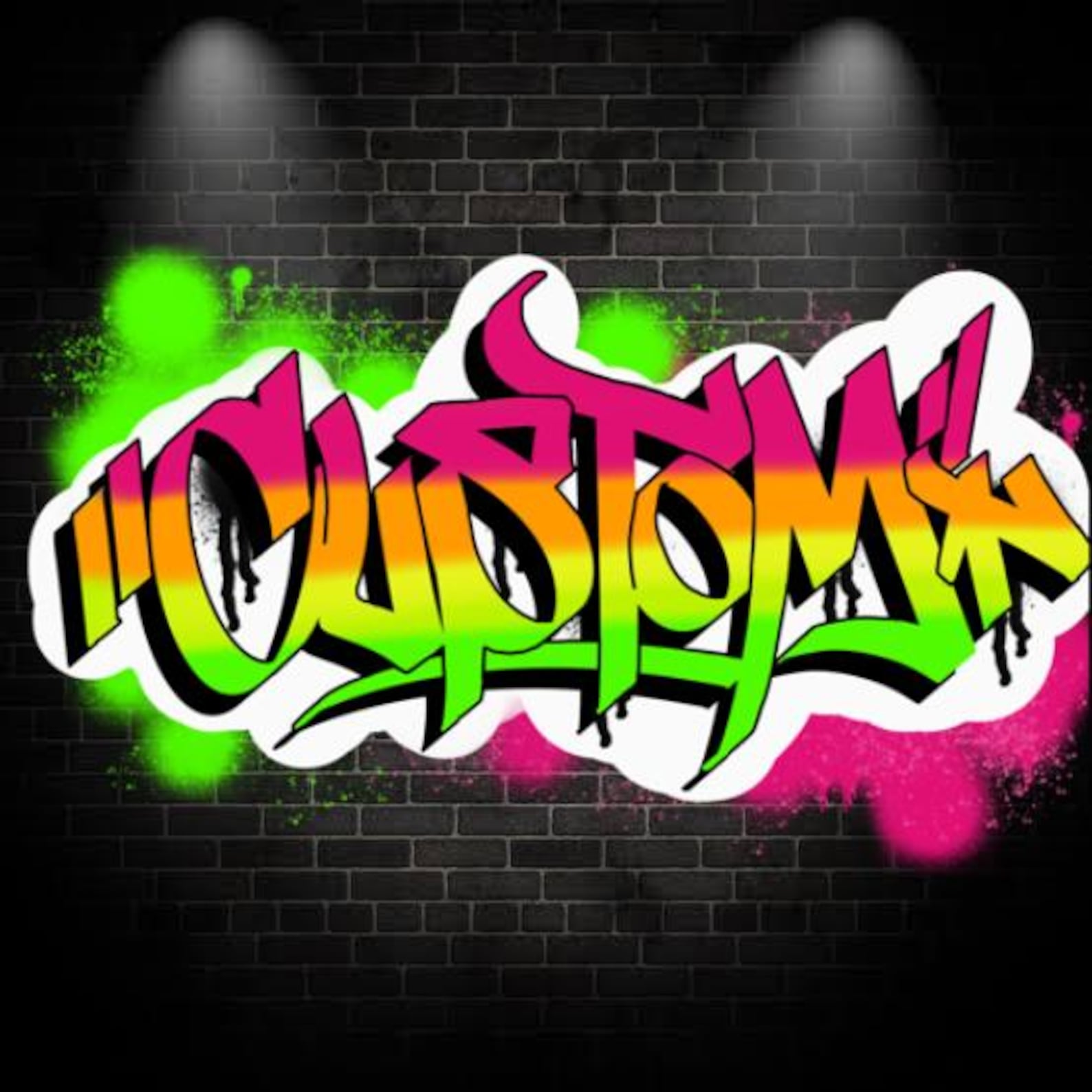 Custom Graffiti Tag “insert Name” Street Art Style Name, Customized ...