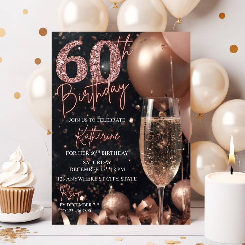 60 Sparkles Party Theme - Etsy