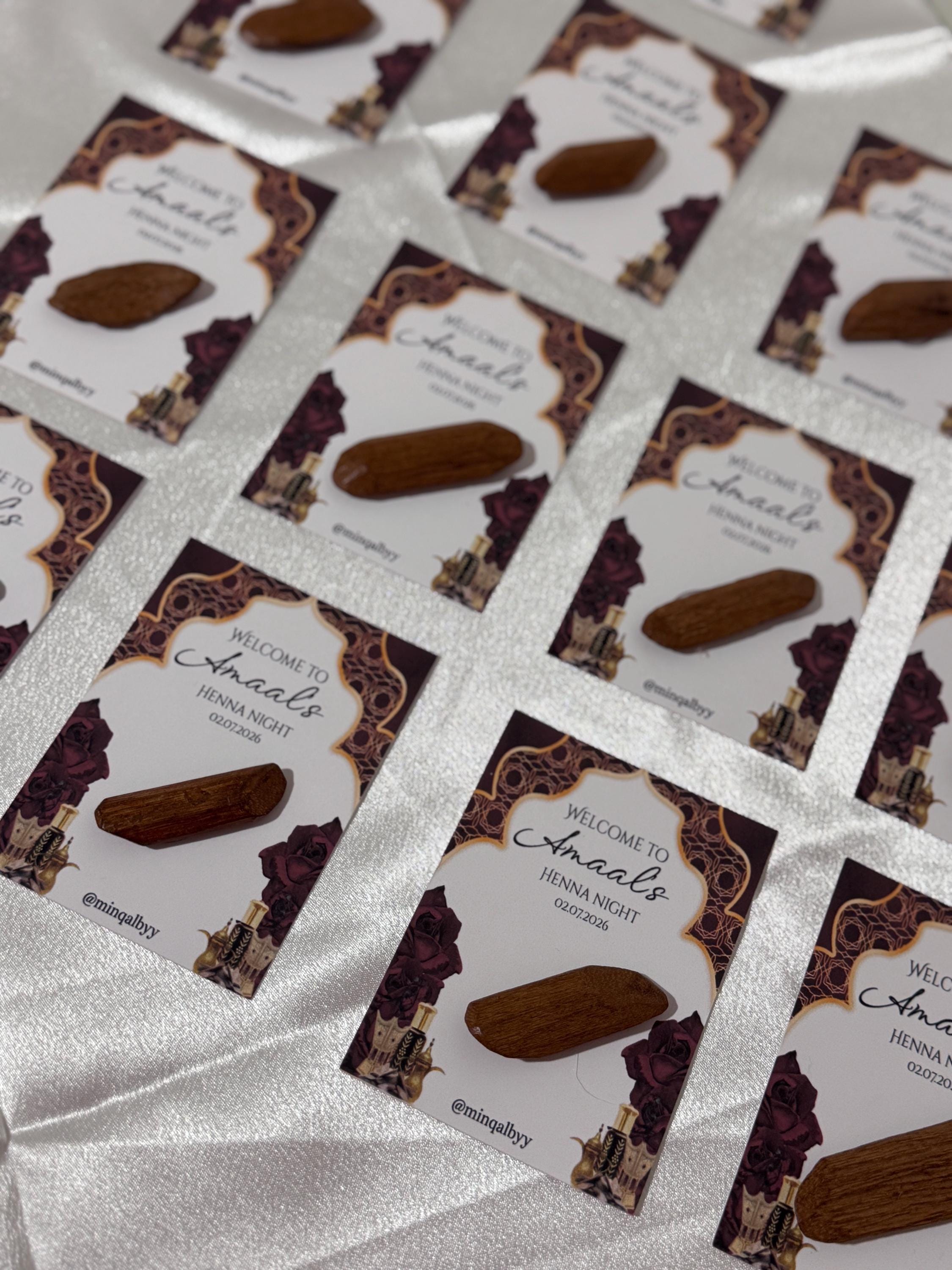 Custom Party Favor Cards: Personalized Wedding, Shower, Engagement - Etsy