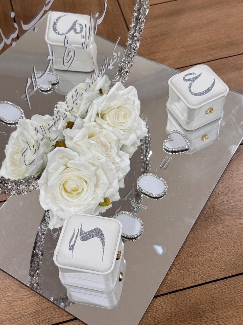 Luxury Nikkah Ring & Fingerprint Ceremony Tray - Etsy