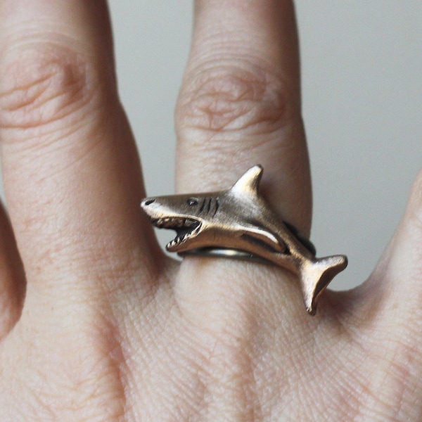 Shark Ring - Etsy