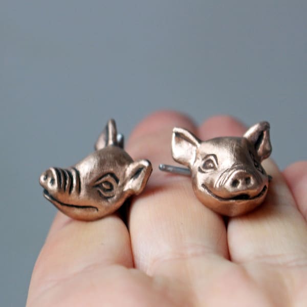 Pig Cufflinks - Etsy Canada