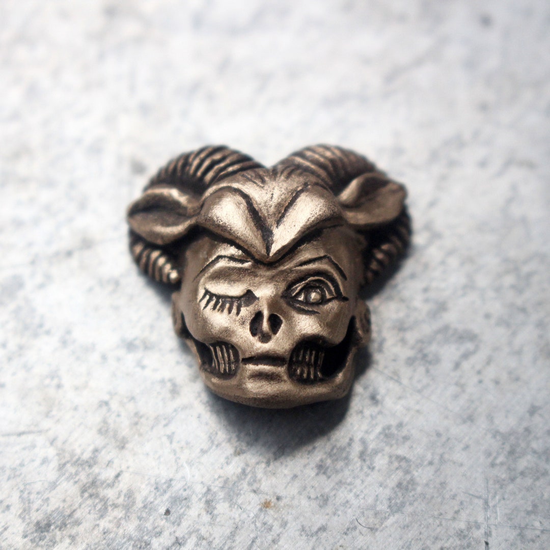 Lilith Goddess Pendant She Devil Demon Winking Face Jewelry - Etsy