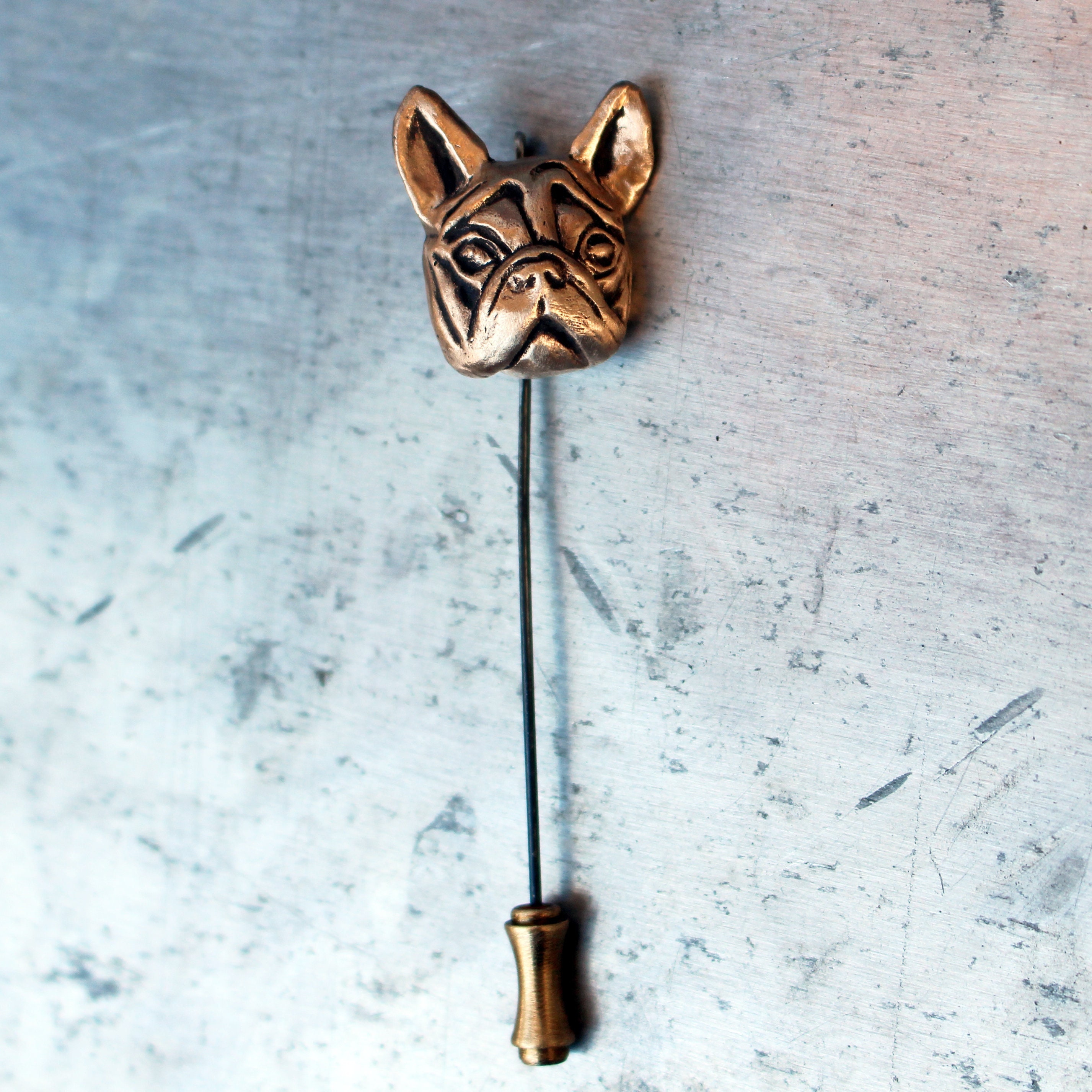French Bulldog Lapel Stick Pin - Etsy