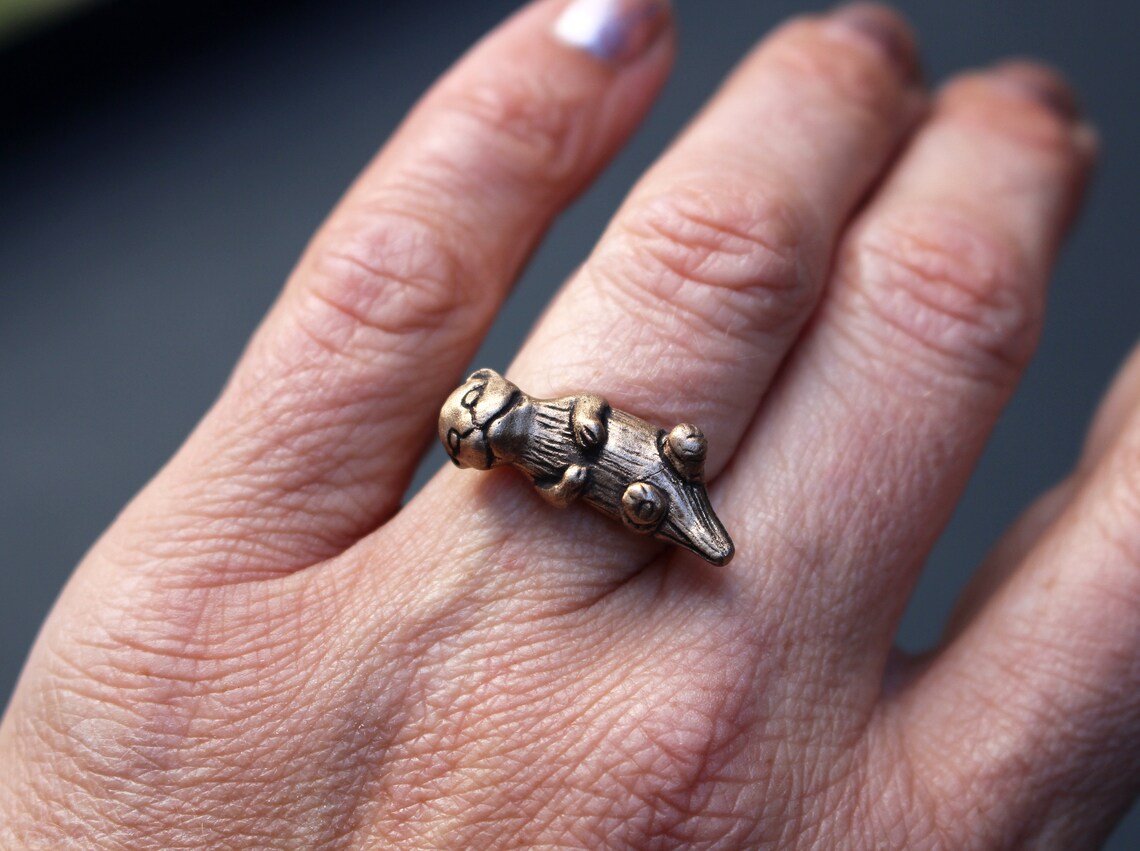 Sea Otter Ring - Etsy