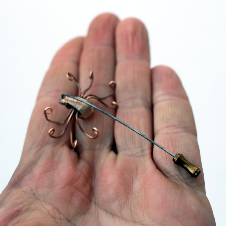 Spider Stick Pin Brooch - Etsy