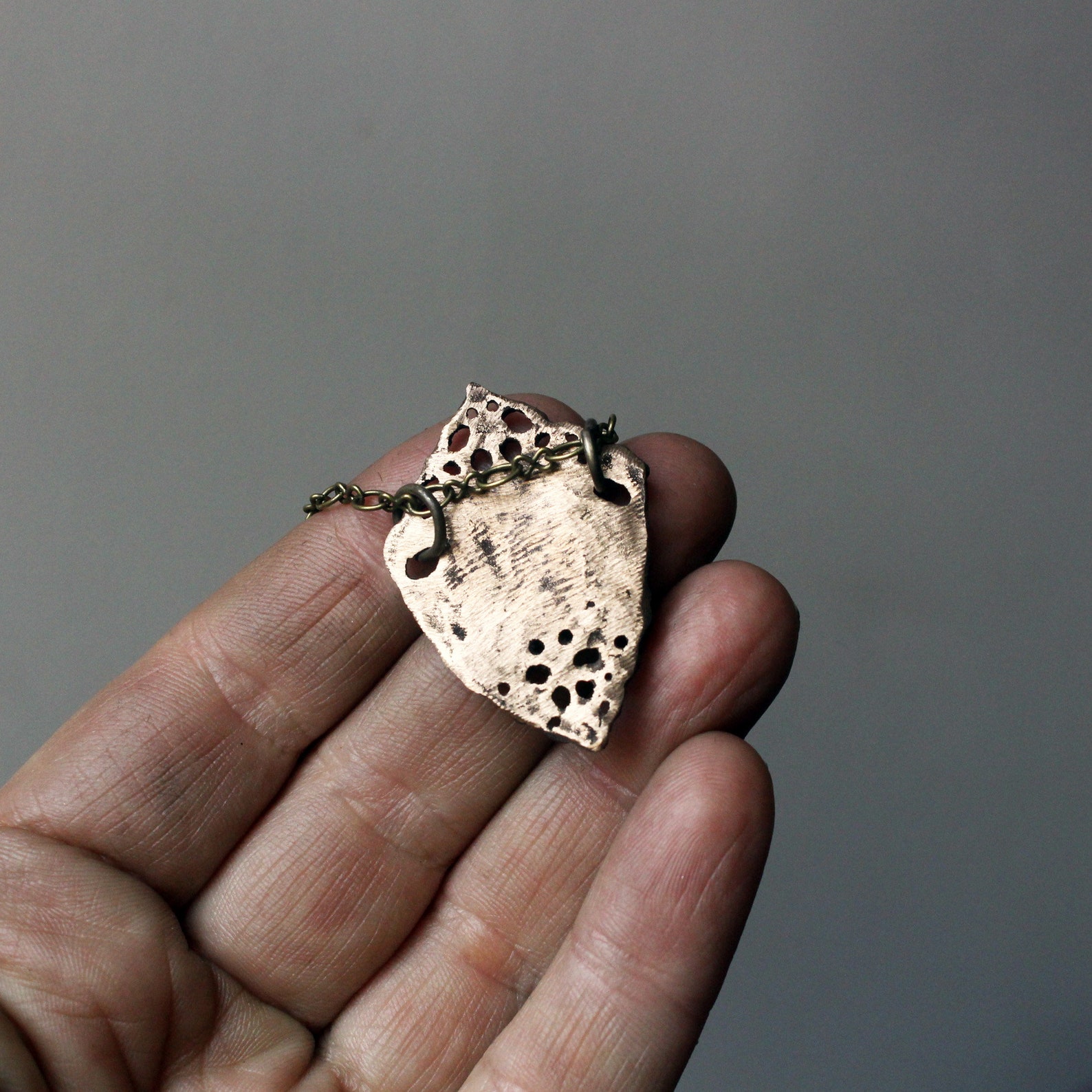 Helping Hand Neo Victorian Filigree Necklace - Etsy