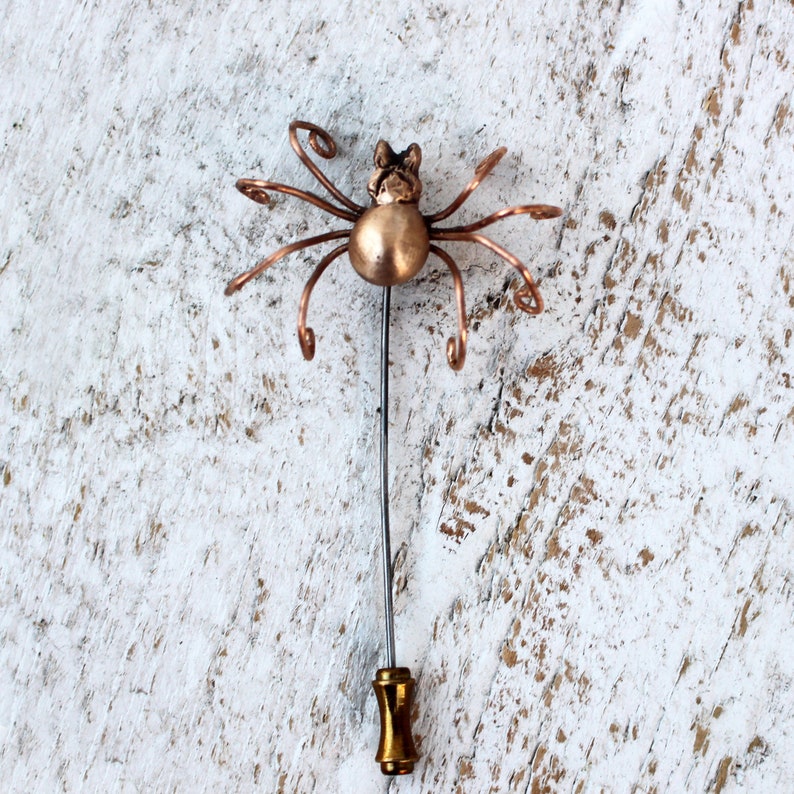Spider Stick Pin Brooch - Etsy