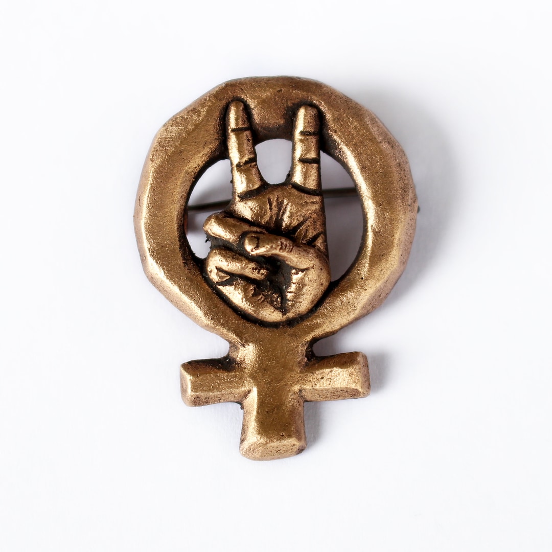 Victorious Women, Feminist Symbol Brooch Pin - Etsy