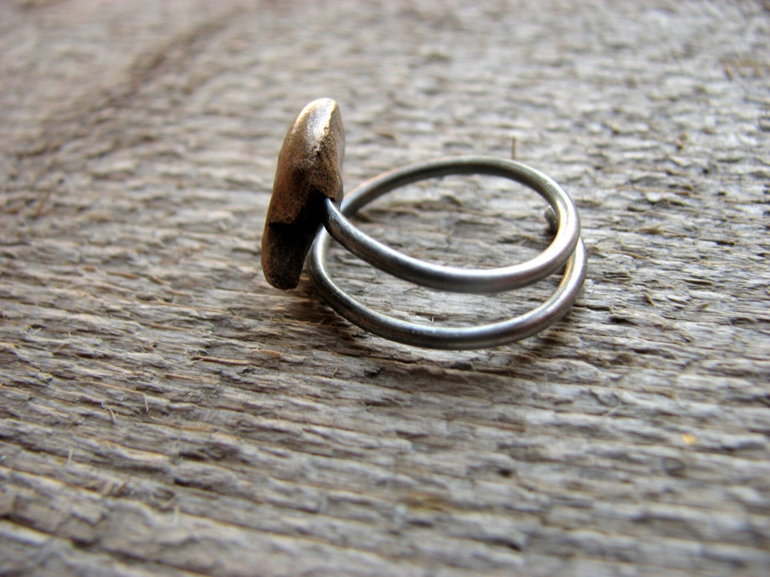 Hi Speech Bubble Midi Ring - Etsy