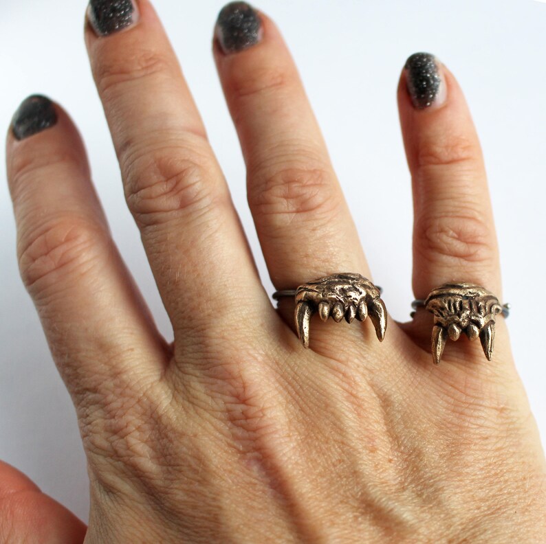 Animal Jaw Bone Ring, ROAR RING - Etsy
