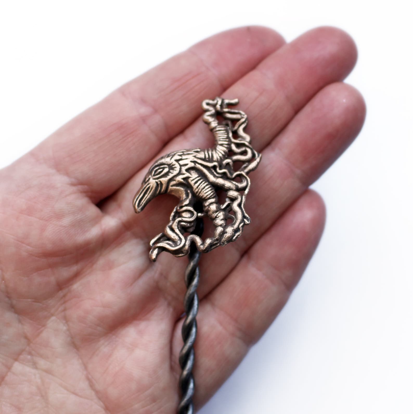 The Crow Hair Stick | Etsy