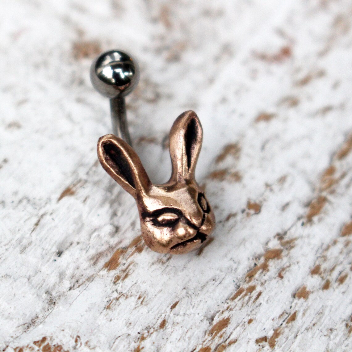 Bunny Rabbit Belly Button Jewelry Titanium or Surgical Steel | Etsy