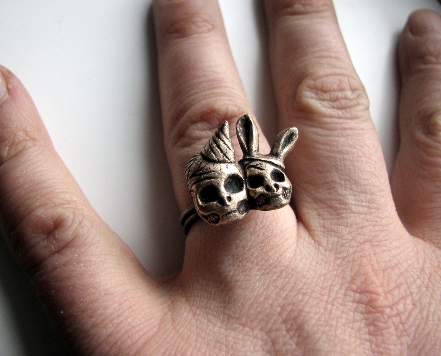 Day of the Dead Skull Ring | Etsy