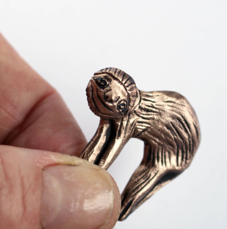 Happy little sloth necklace | Etsy