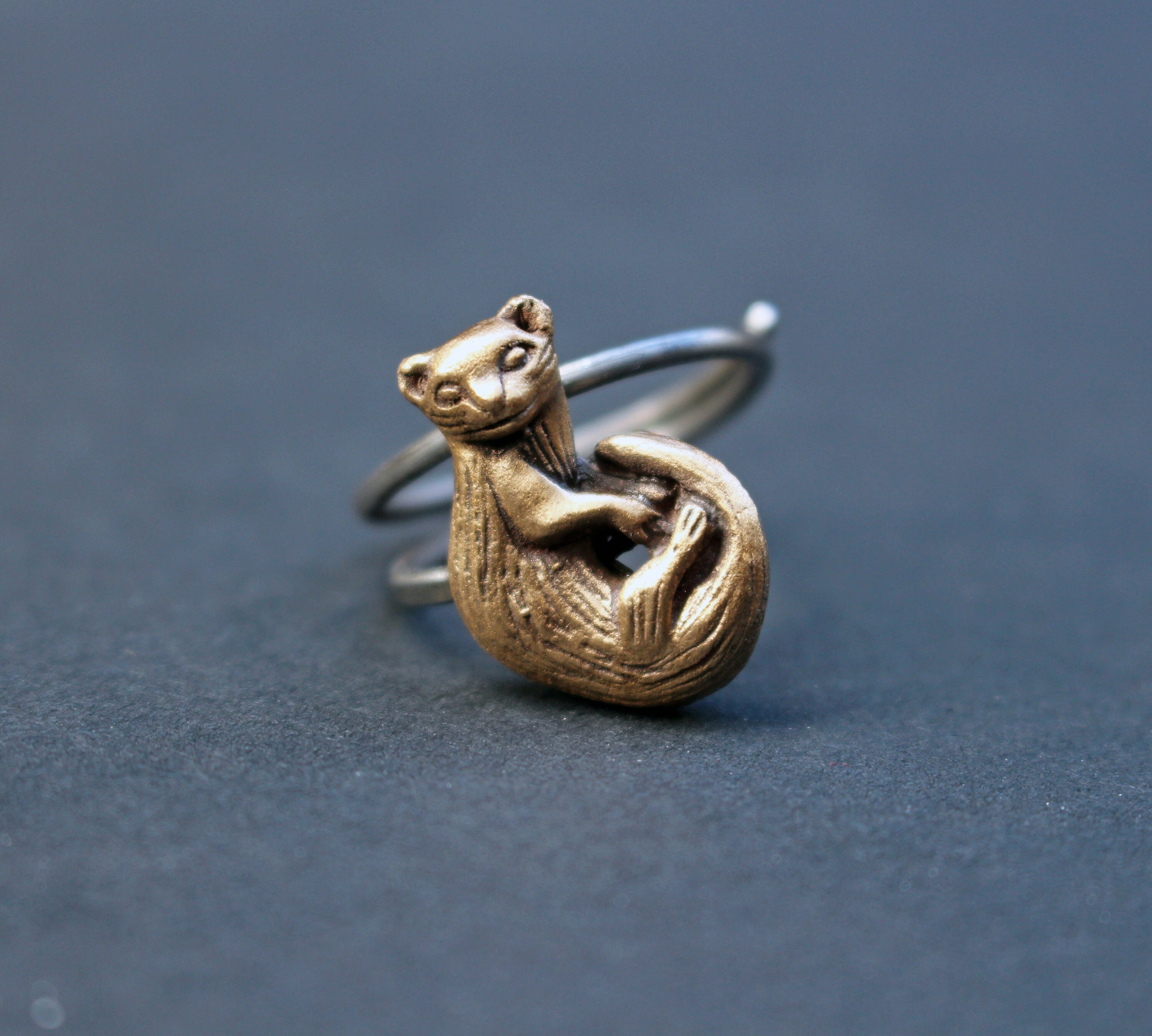Ferret Ring Polecat | Etsy