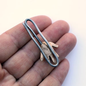 Heart in Hand Tie Clip - Etsy