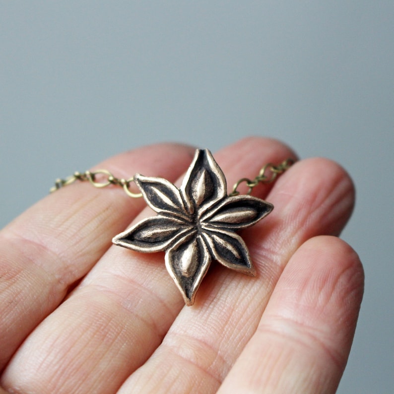 Star Anise Necklace - Etsy