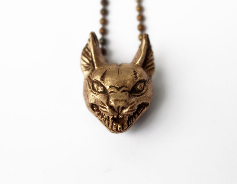 Wild Cat Necklace Lynx Caracal - Etsy
