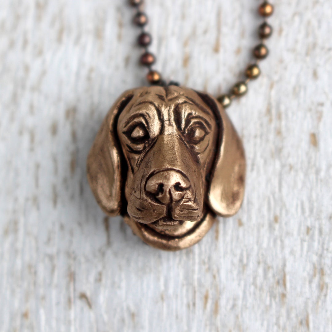 Beagle Dog Head Pendant - Etsy