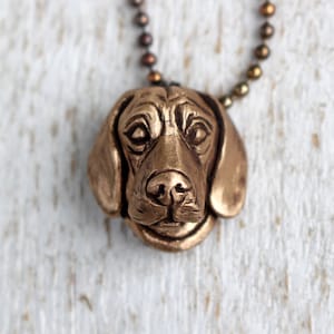 Beagle Dog Head Pendant - Etsy