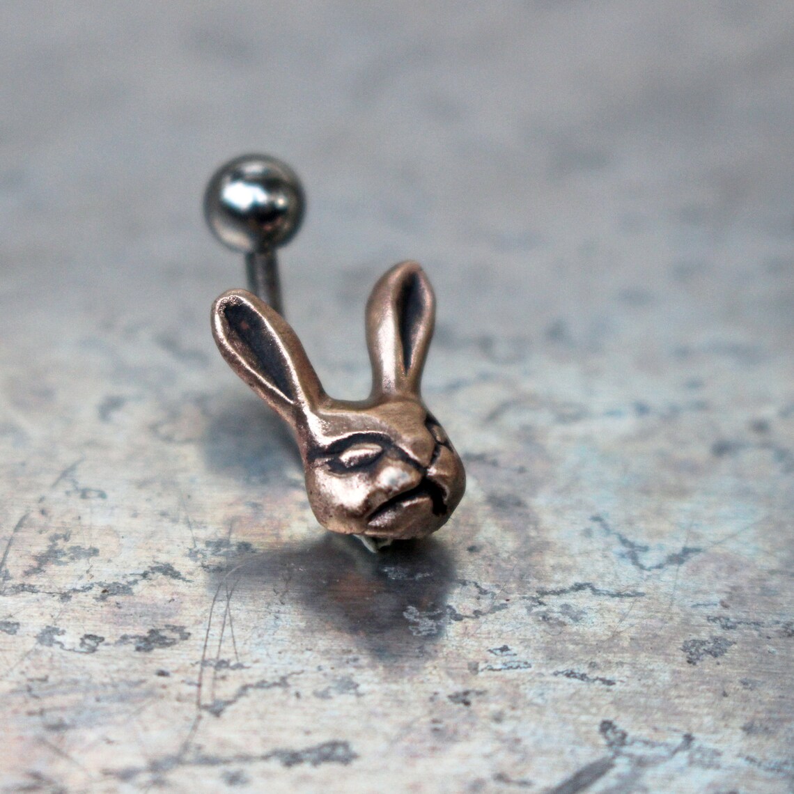 Bunny Rabbit Belly Button Jewelry Titanium or Surgical Steel | Etsy