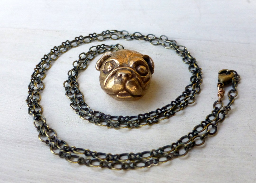 Pug Dog Necklace - Etsy