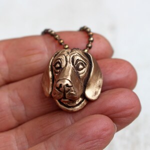 Beagle Dog Head Pendant - Etsy