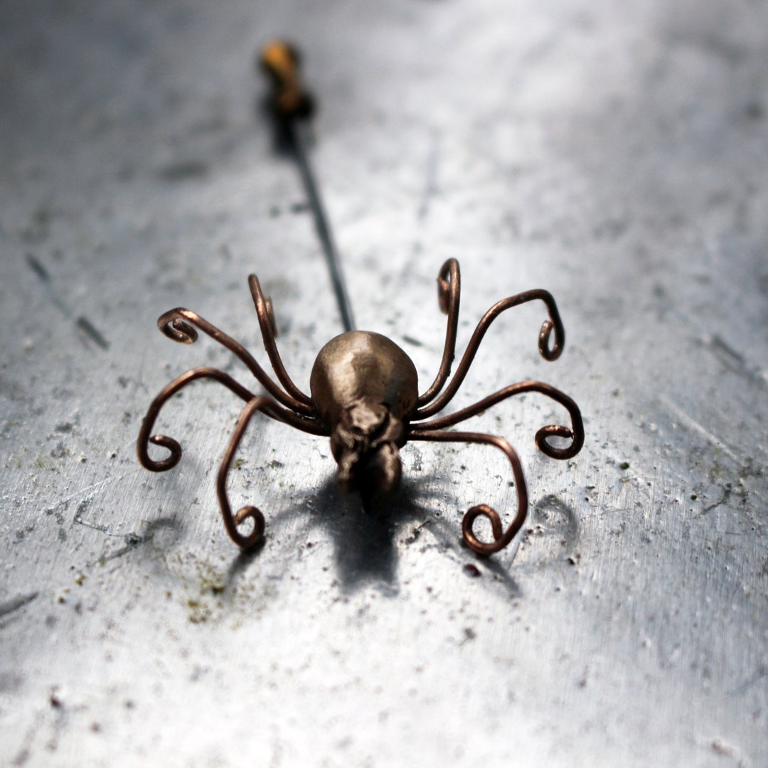 Spider Stick Pin Brooch - Etsy