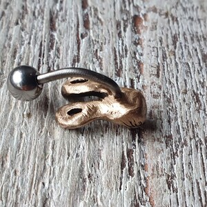 Bunny Rabbit Belly Button Jewelry, Titanium or Surgical Steel Bar - Etsy