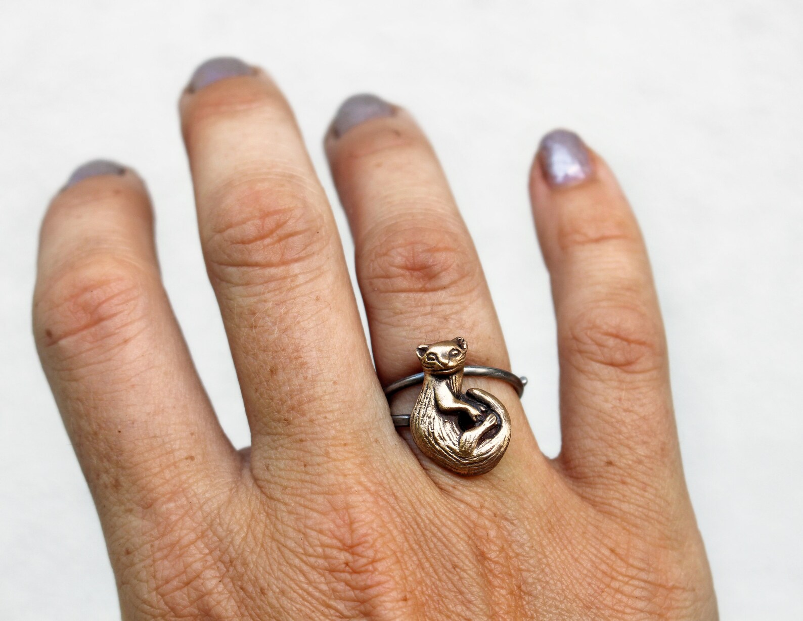 Ferret Ring Polecat | Etsy