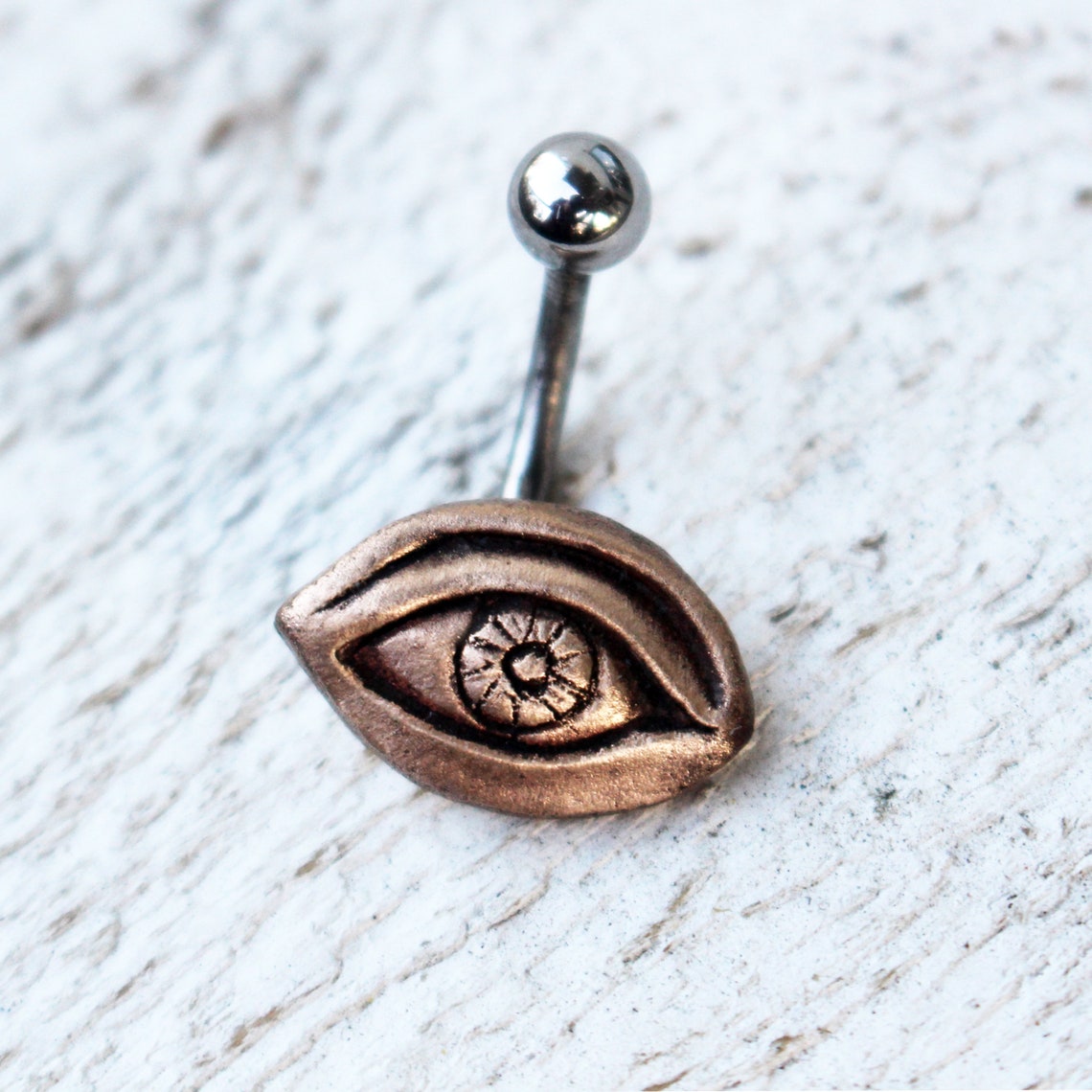 Eye Belly Piercing, Titanium or Surgical Steel Bar - Etsy