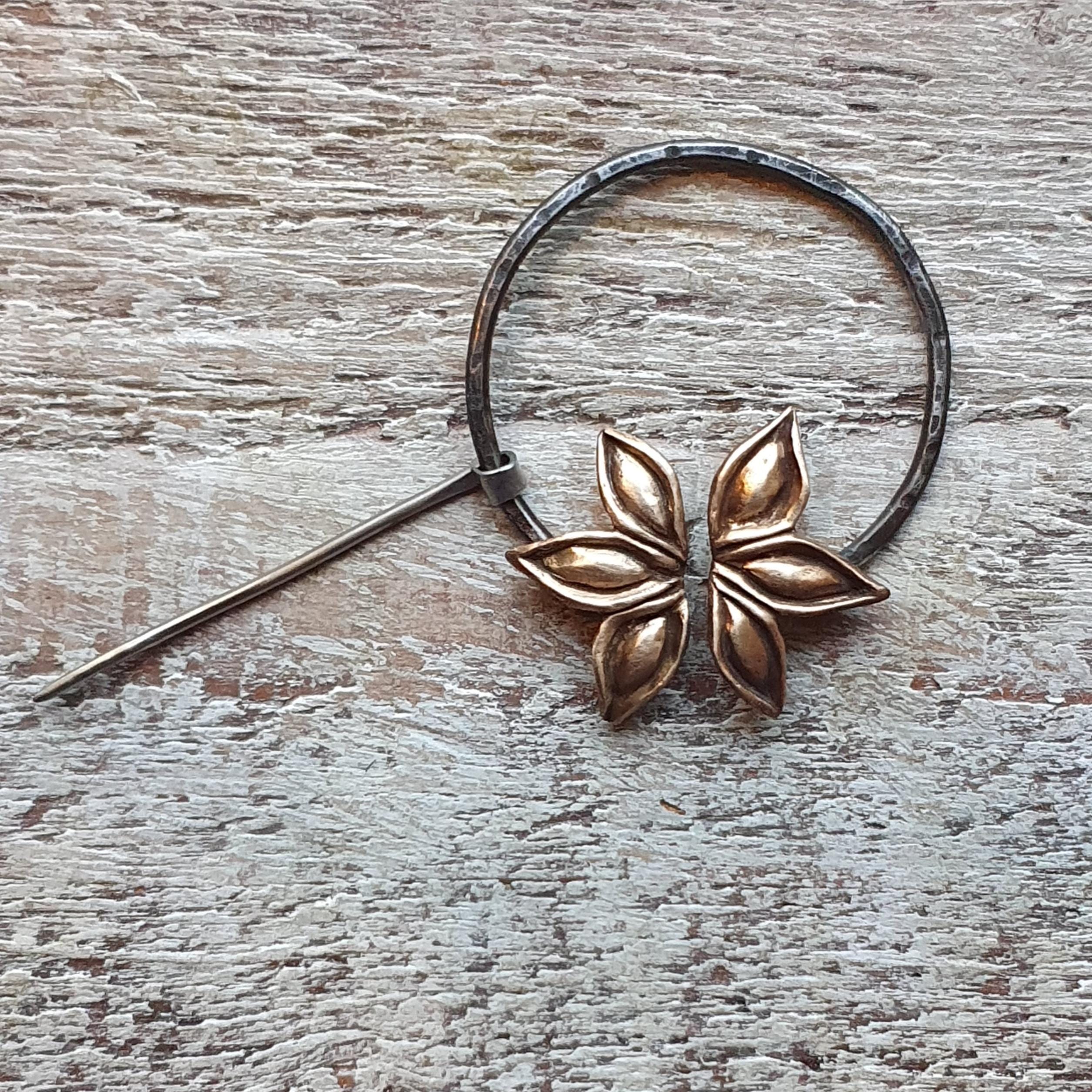 Star Anise Pennanular Brooch Shawl Pin - Etsy