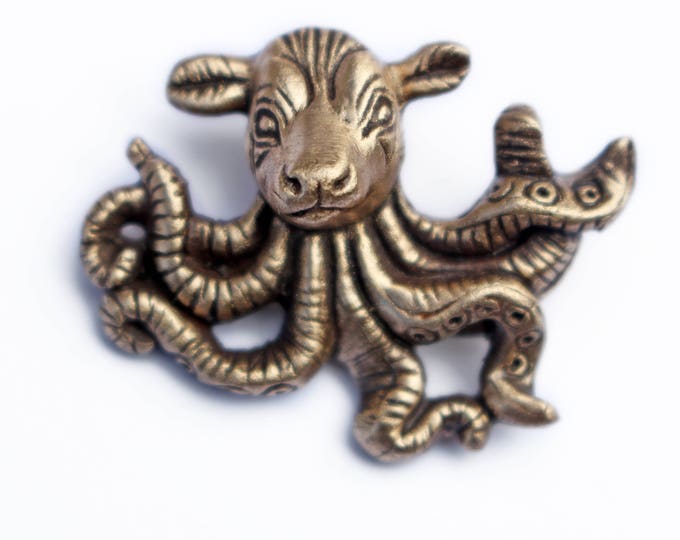 Cow-octopus Tentacled Monster Necklace - Etsy Sweden
