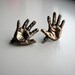 Miniature Hand Cuff Links - Etsy