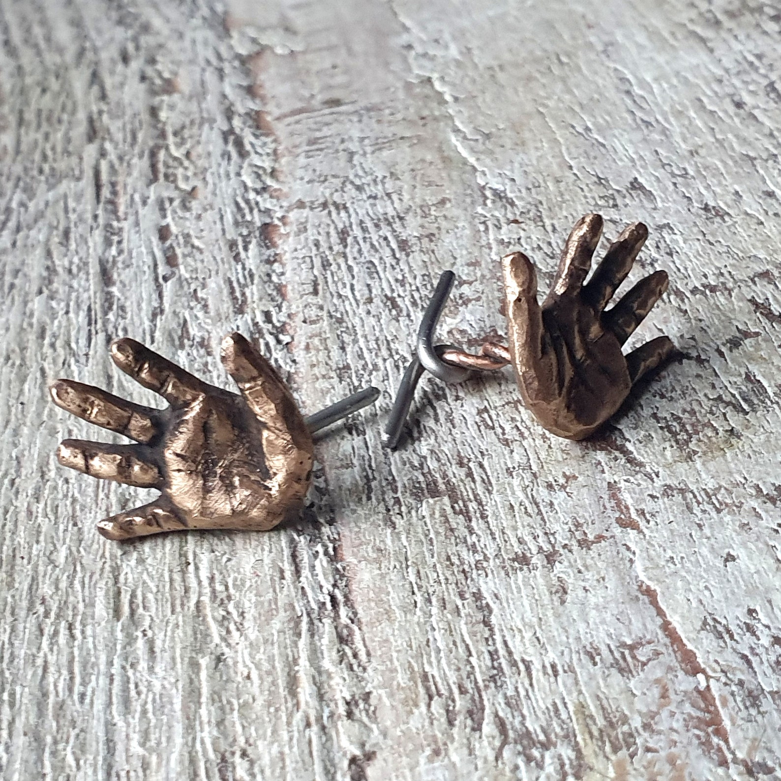 Miniature Hand Cuff Links - Etsy
